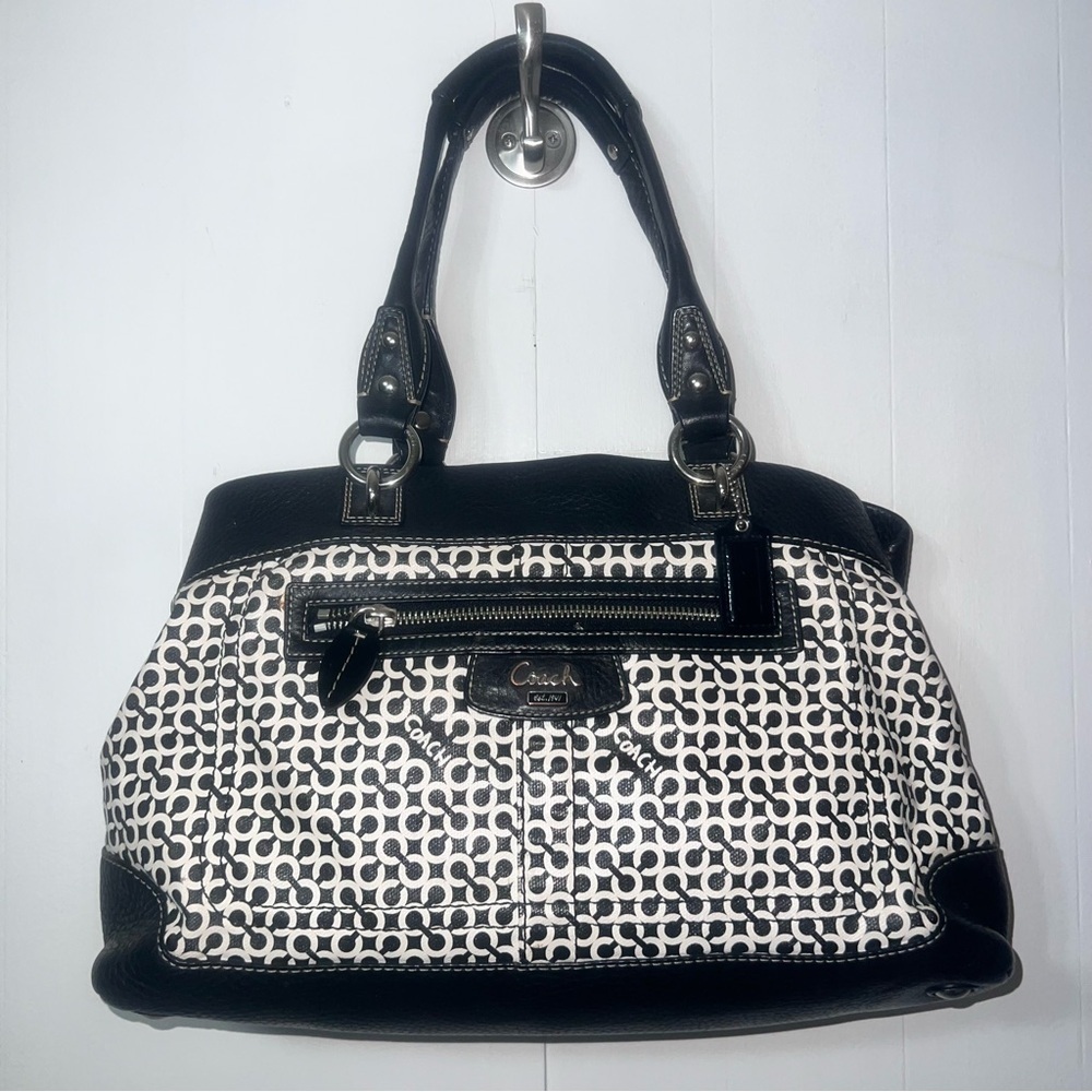 Coach Y2k Op Art Signature Penelope Leather Shoulder … - Gem